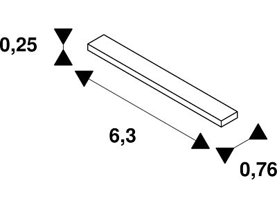 montážní deska pro montáž kolejnic, 48V