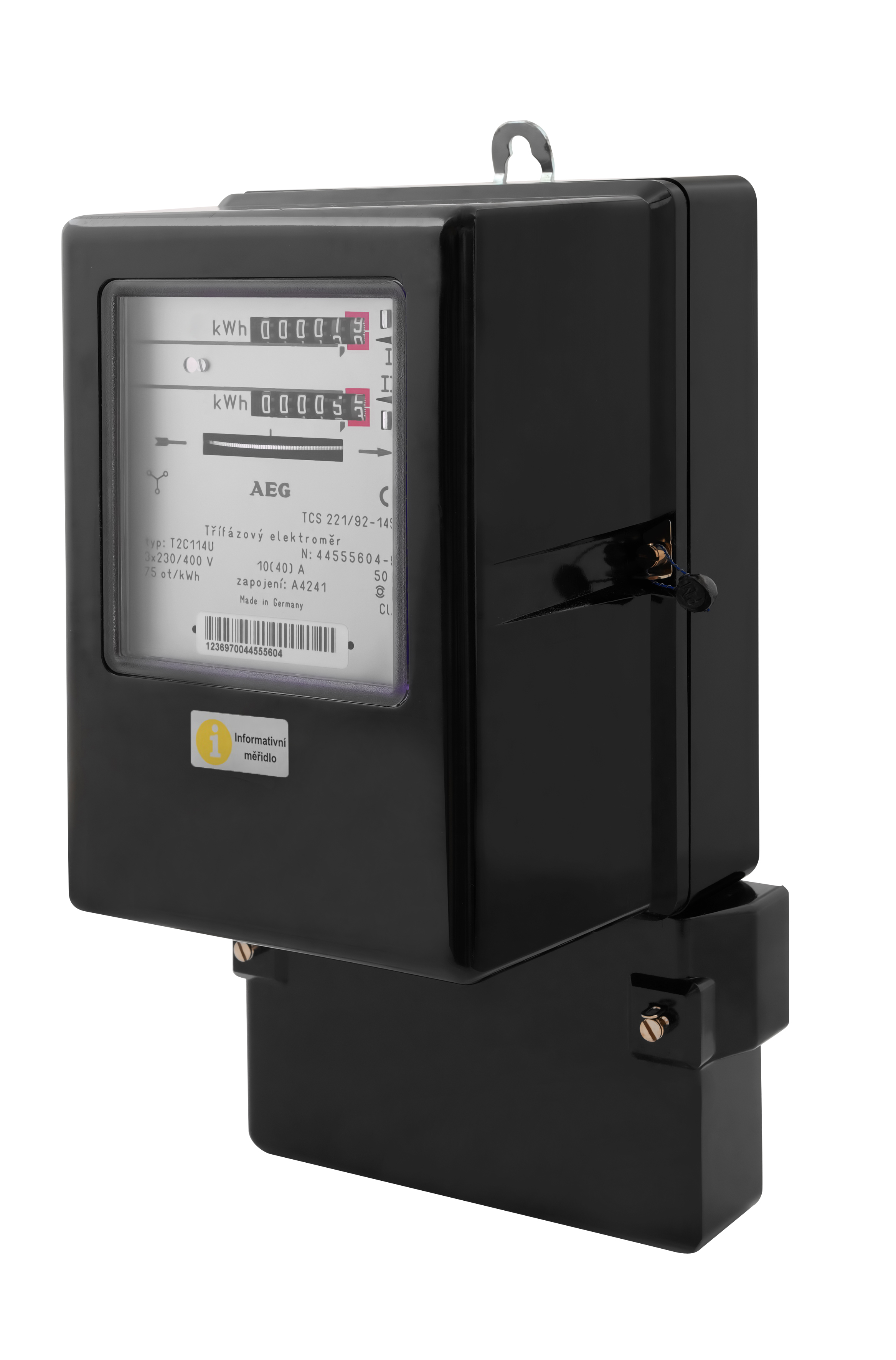 ELEMAN Elektroměr ETD 10(60)A 3-F, 2-tarif repasovaný